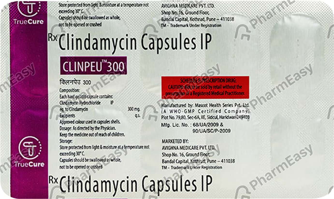 Clinpeu 300 MG Capsule (10): Uses, Side Effects, Price & Dosage | PharmEasy
