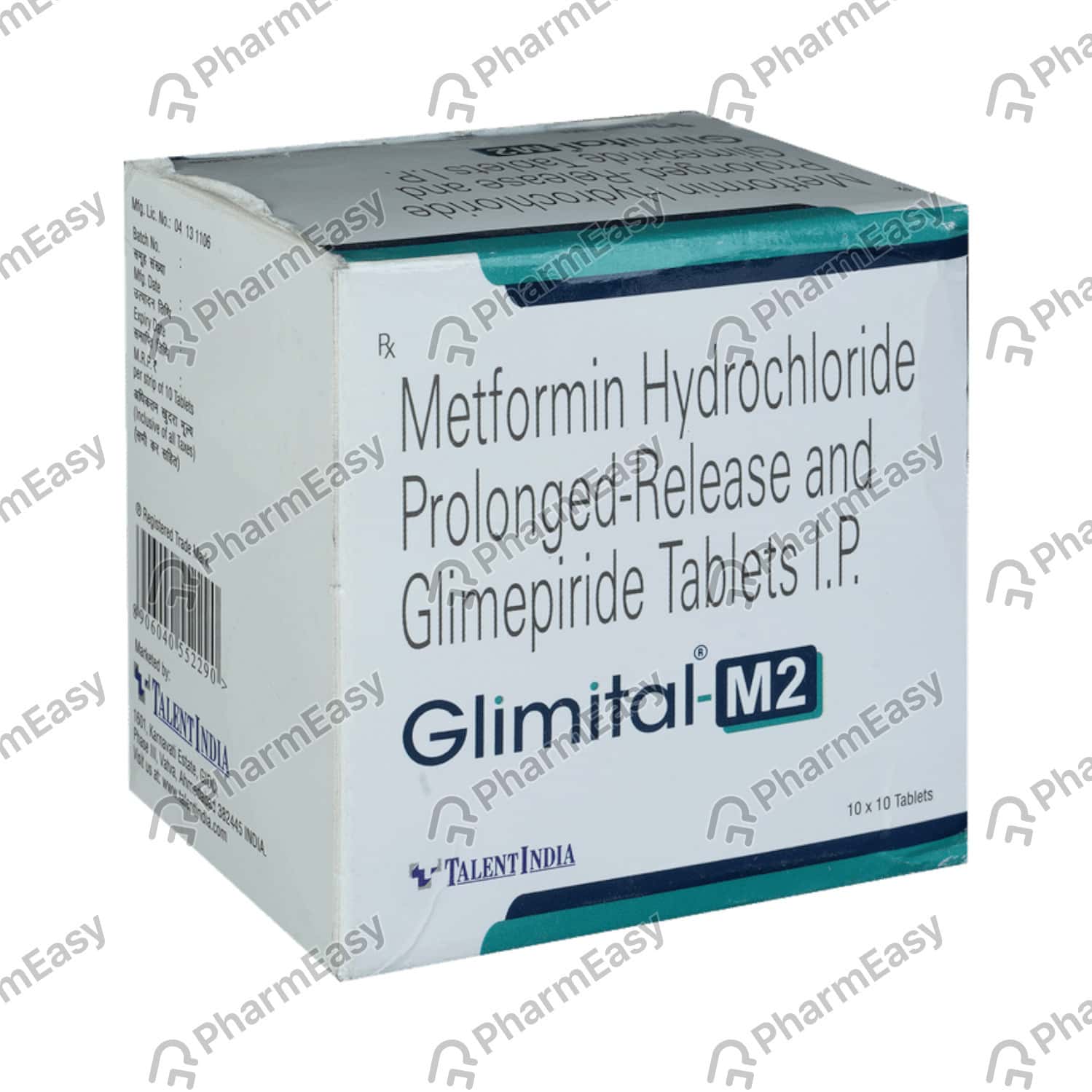 Glimital M 2mg Strip Of 15 Tablets: Uses, Side Effects, Price & Dosage ...
