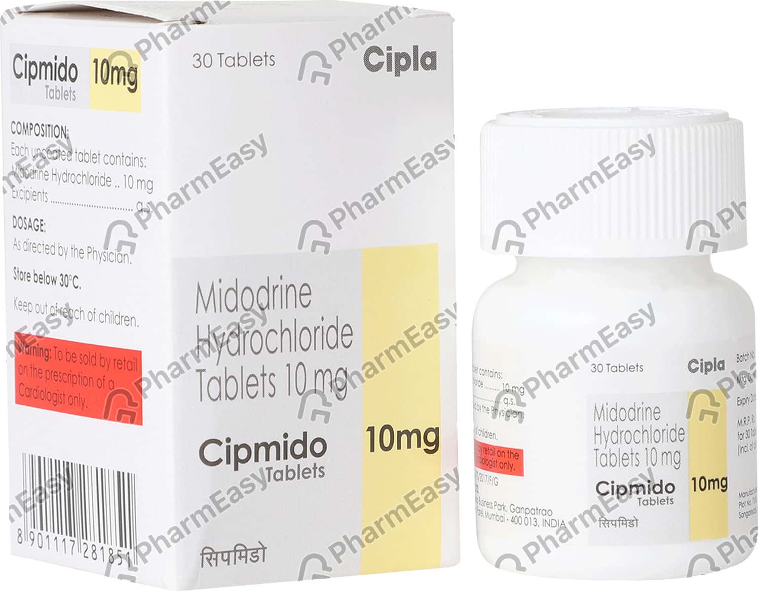 Buy Cipmido 10 MG Tablet (30) Online at Flat 15% OFF | PharmEasy