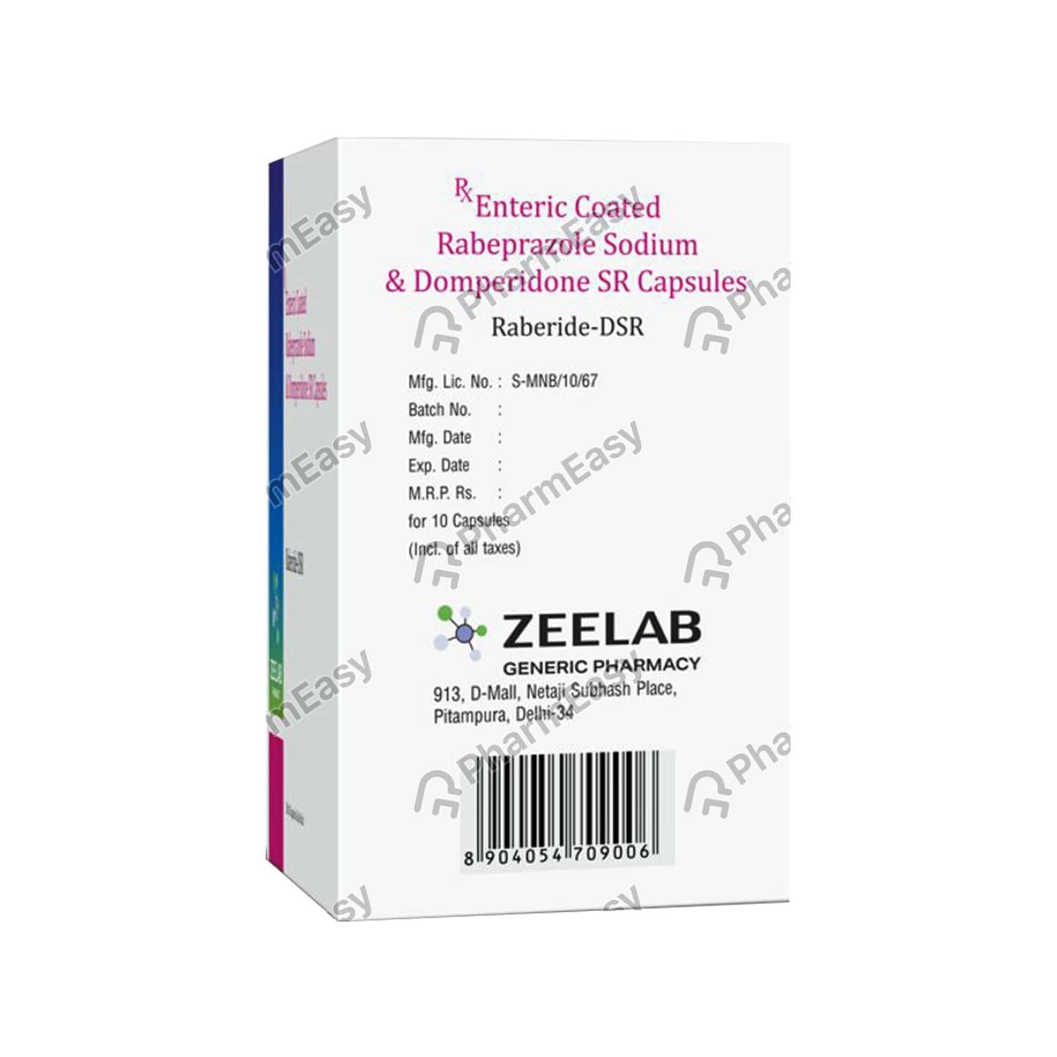 Buy Raberide Dsr Strip Of 10 Capsules Online at Flat 18% OFF* | PharmEasy