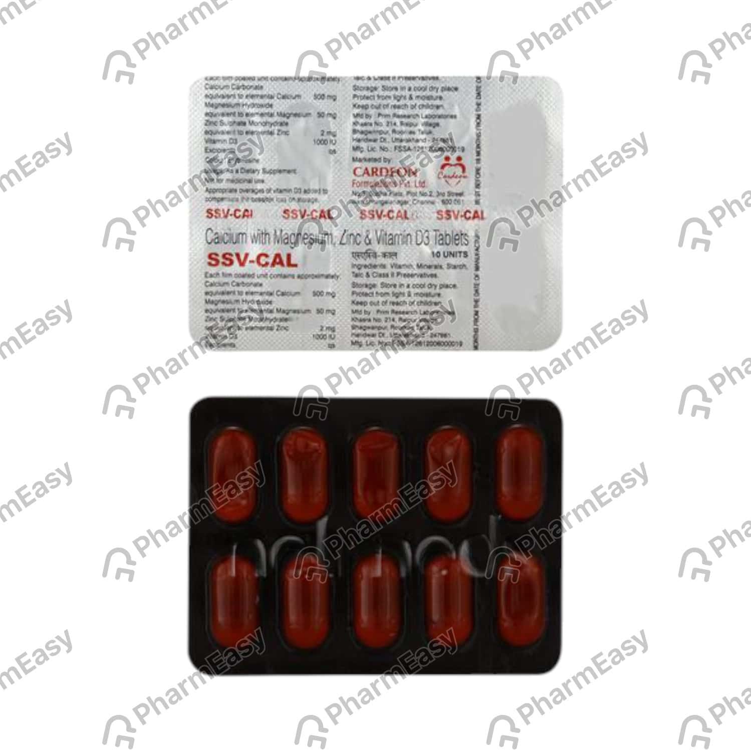Buy Ssv Cal Strip Of 15 Tablets Online at Flat 15% OFF | PharmEasy