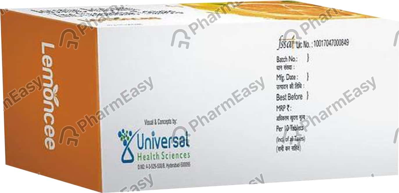 Buy Lemoncee Strip Of 15 Tablets Online at Flat 15% OFF | PharmEasy