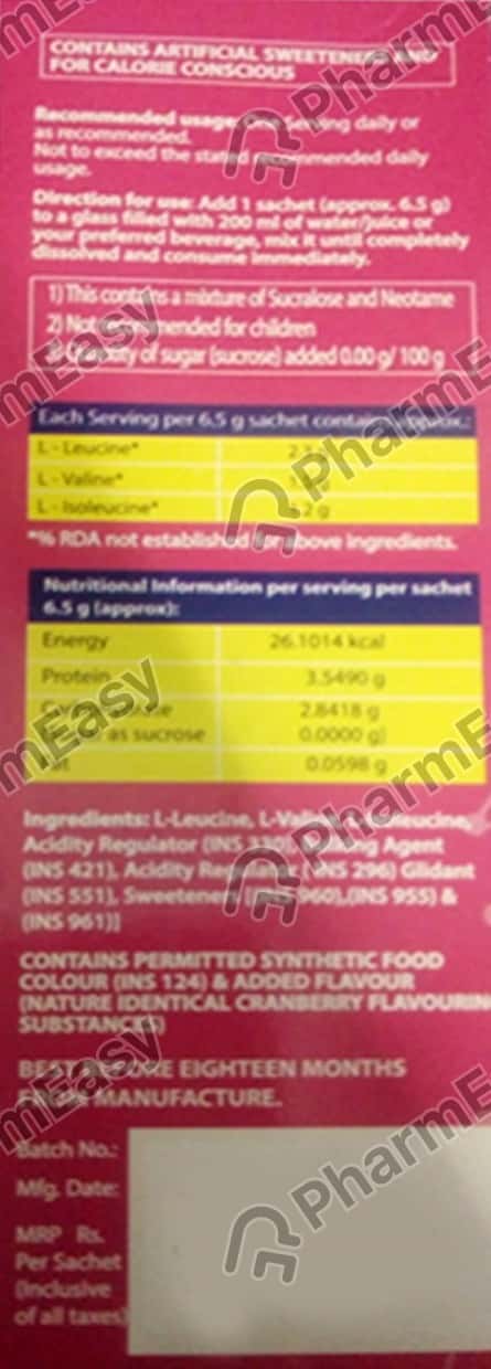 Buy Udistrong Cranberry Flavour Sachet Of 6.5gm Powder Online at Flat ...