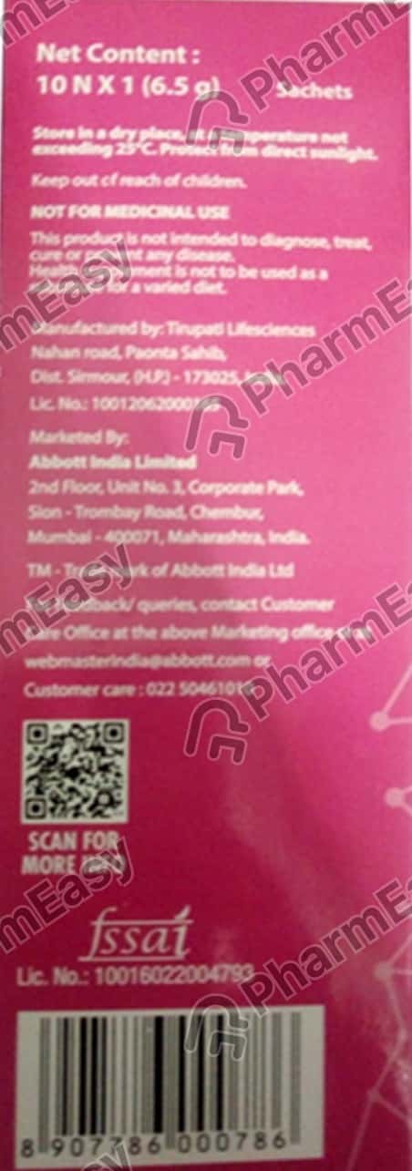 Buy Udistrong Cranberry Flavour Sachet Of 6.5gm Powder Online at Flat ...