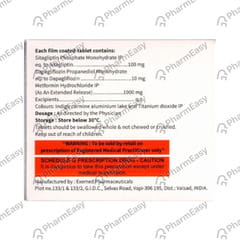 Sitahenz Dm 1000mg Strip Of 10 Tablets: Uses, Side Effects, Price ...