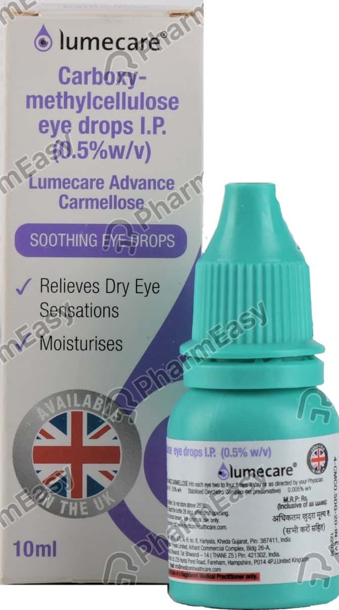 Lumecare 0.5 %W/V Eye Drop (10): Uses, Side Effects, Price & Dosage ...