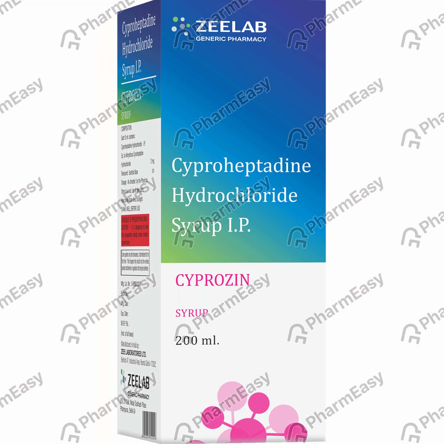 Buy Cyprozin 2 MG/5ML Syrup (200) Online at Flat 15% OFF | PharmEasy