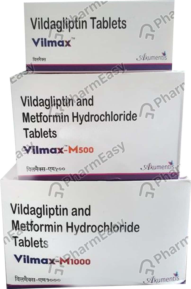 Vilmax M 500mg Strip Of 10 Tablets: Uses, Side Effects, Price & Dosage ...