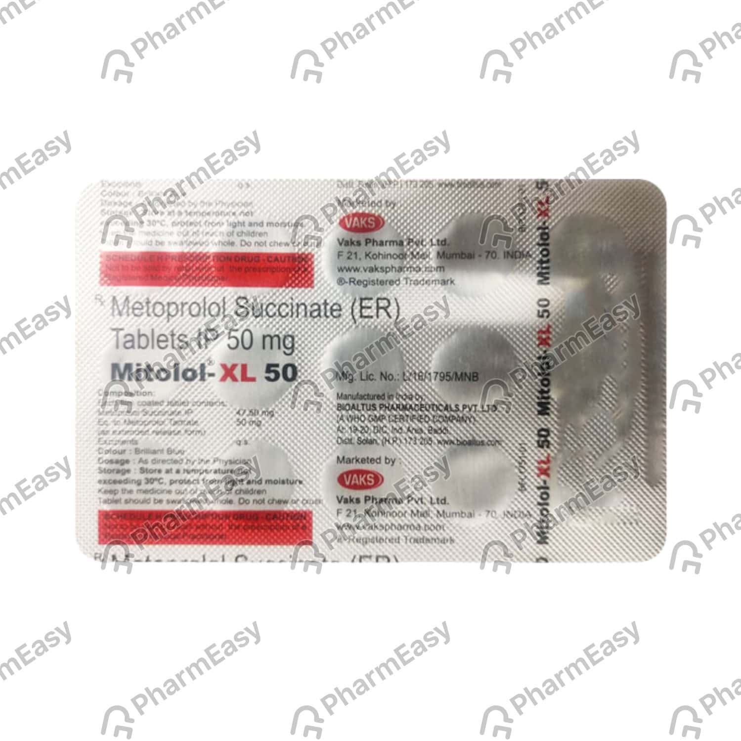 Mitolol 50 MG Tablet (15): Uses, Side Effects, Price & Dosage | PharmEasy