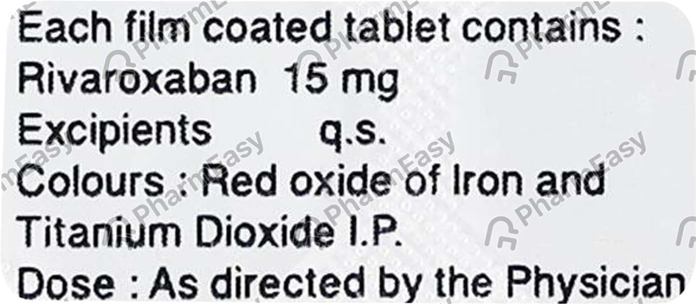 Buy Rivared 15 MG Tablet (10) Online at Flat 15% OFF | PharmEasy