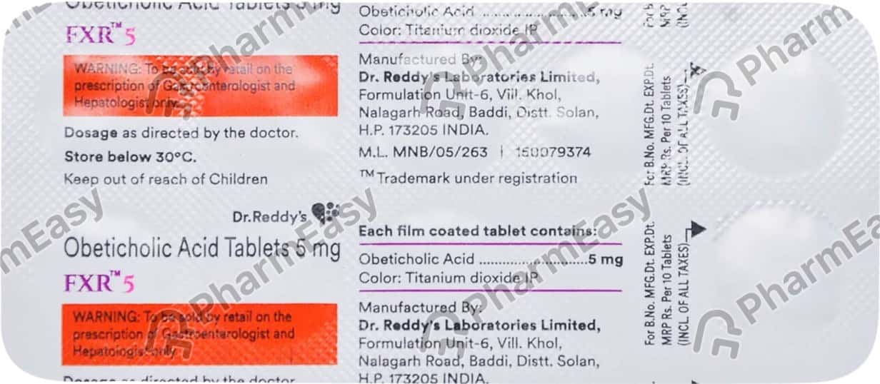 Fxr 5 MG Tablet (10): Uses, Side Effects, Price & Dosage | PharmEasy