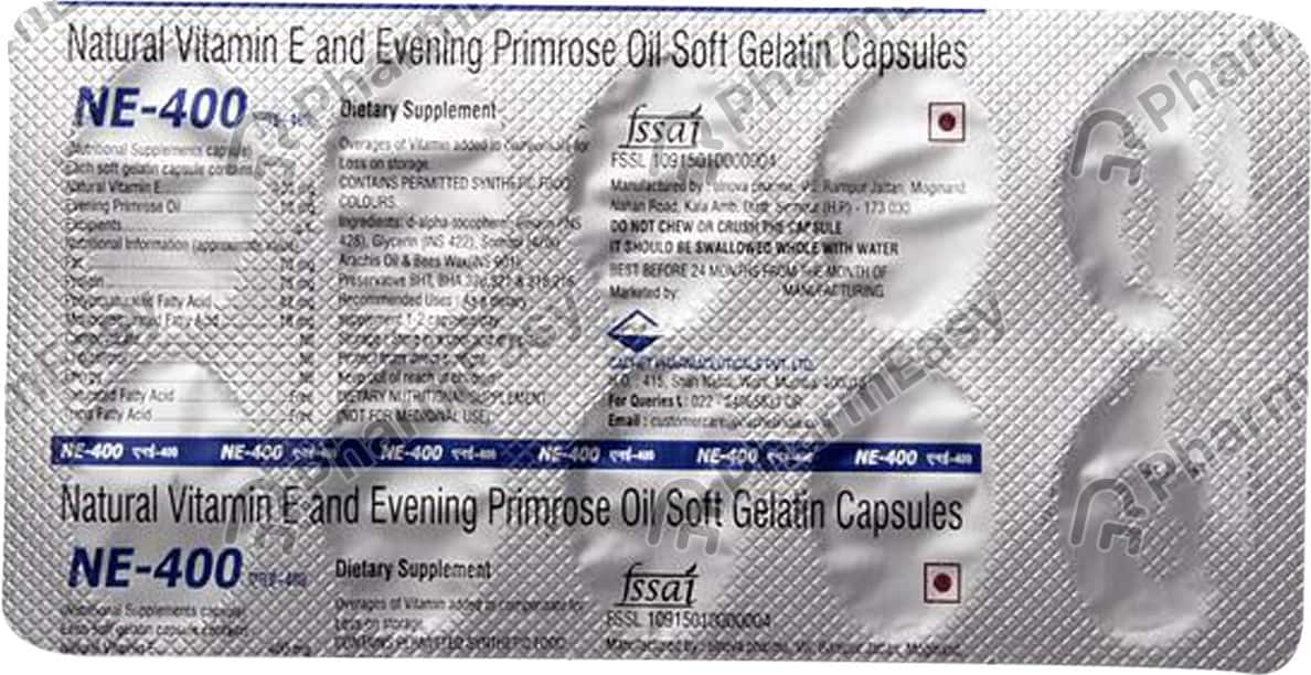 Buy Ne 400 MG Capsule (10) Online at Flat 18% OFF* | PharmEasy