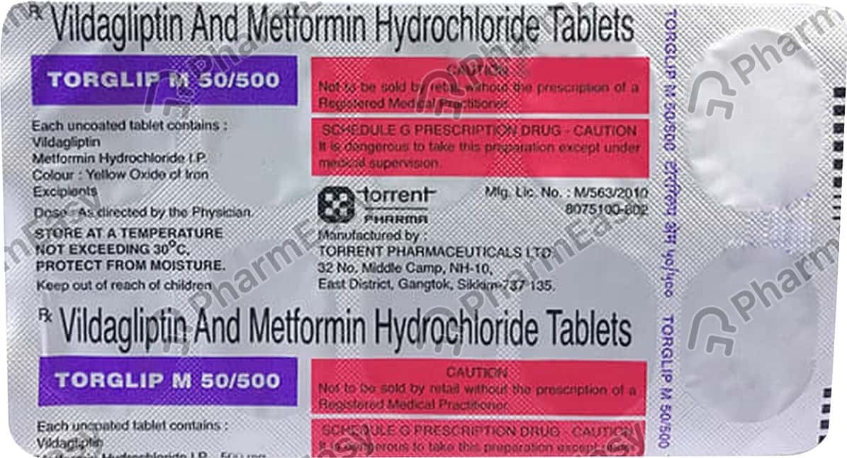 Torglip M 50/500 Tablet: Uses, Side-effects, Price, Dosage & More Info ...