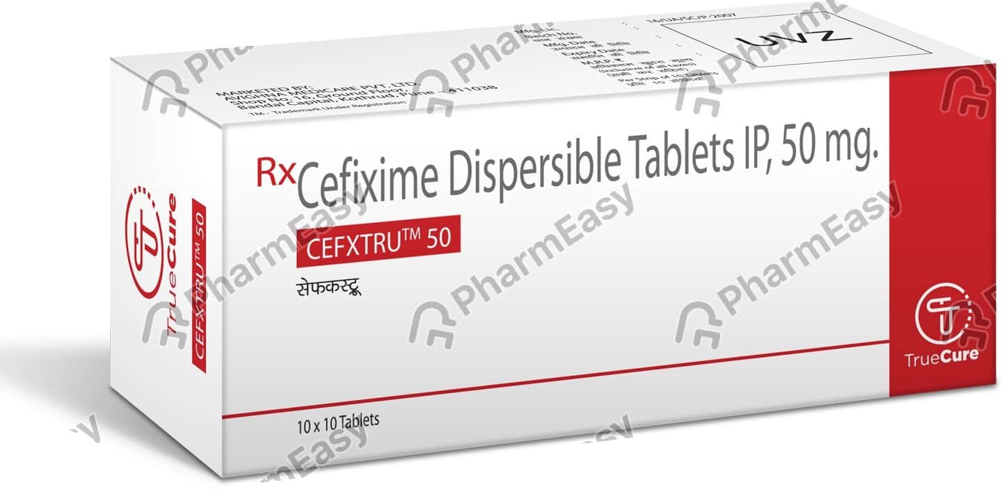 Cefxtru 50 MG Tablet (10): Uses, Side Effects, Price & Dosage | PharmEasy
