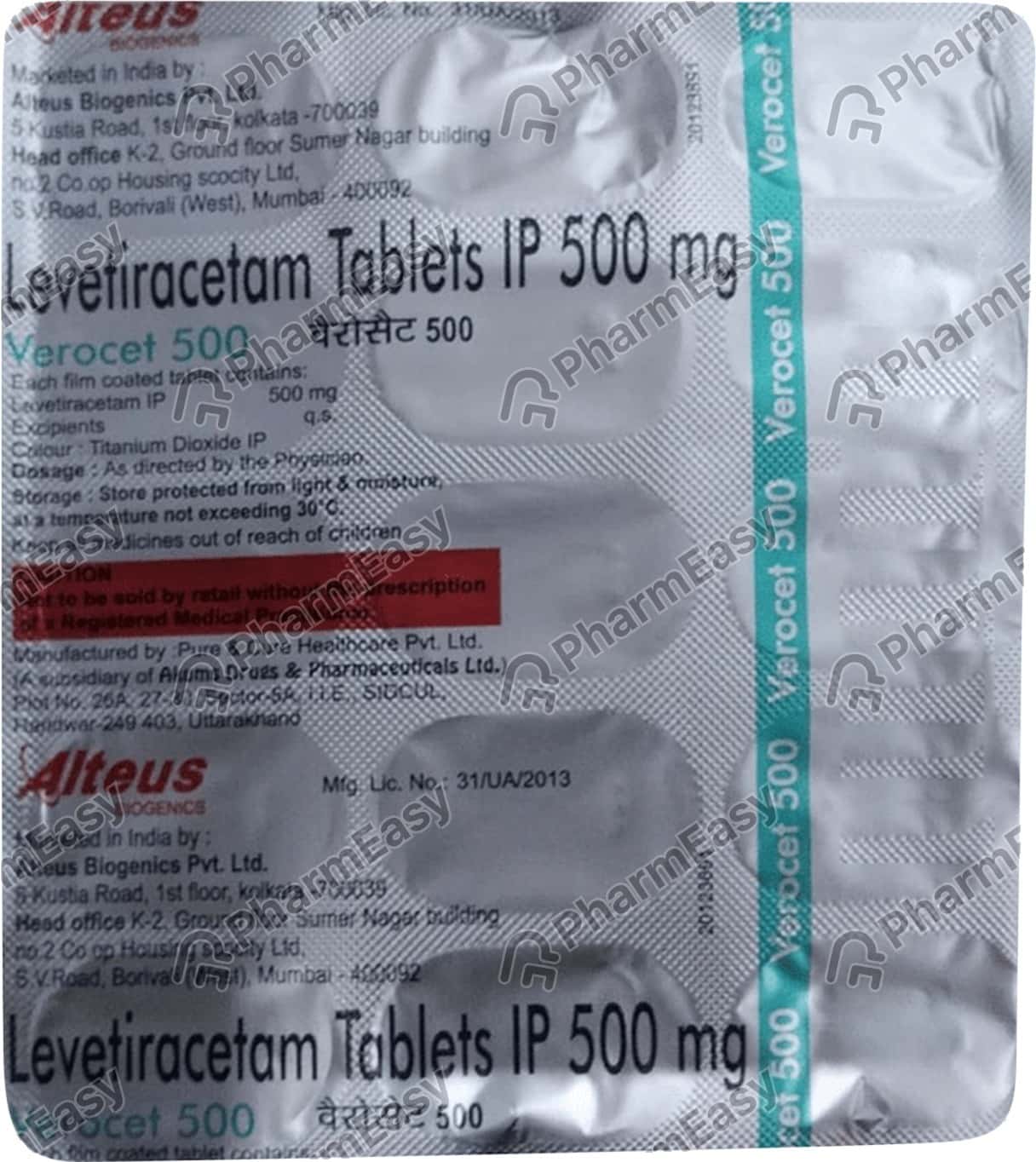 Verocet 500 MG Tablet (15): Uses, Side Effects, Price & Dosage | PharmEasy