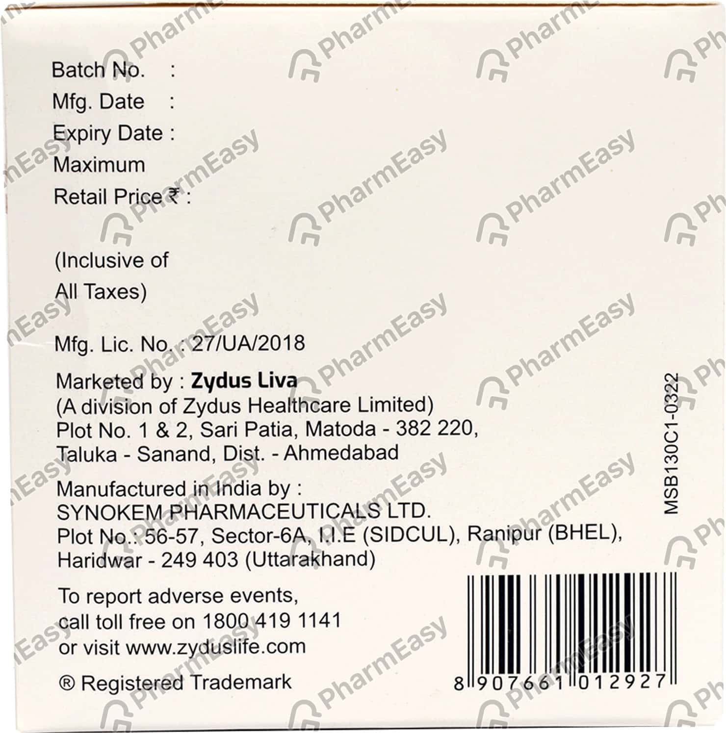 Mycoclear Sb 130 MG Capsule (10): Uses, Side Effects, Price & Dosage ...