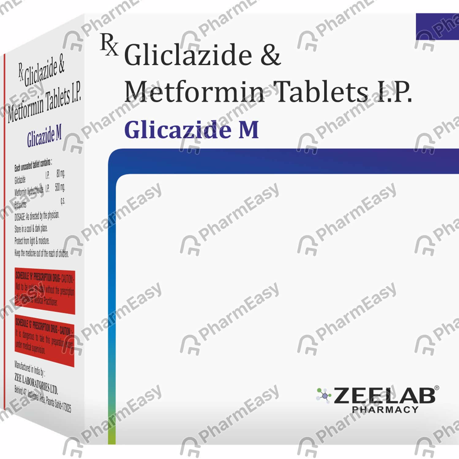 Glicazide M Strip Of 10 Tablets: Uses, Side Effects, Price & Dosage ...