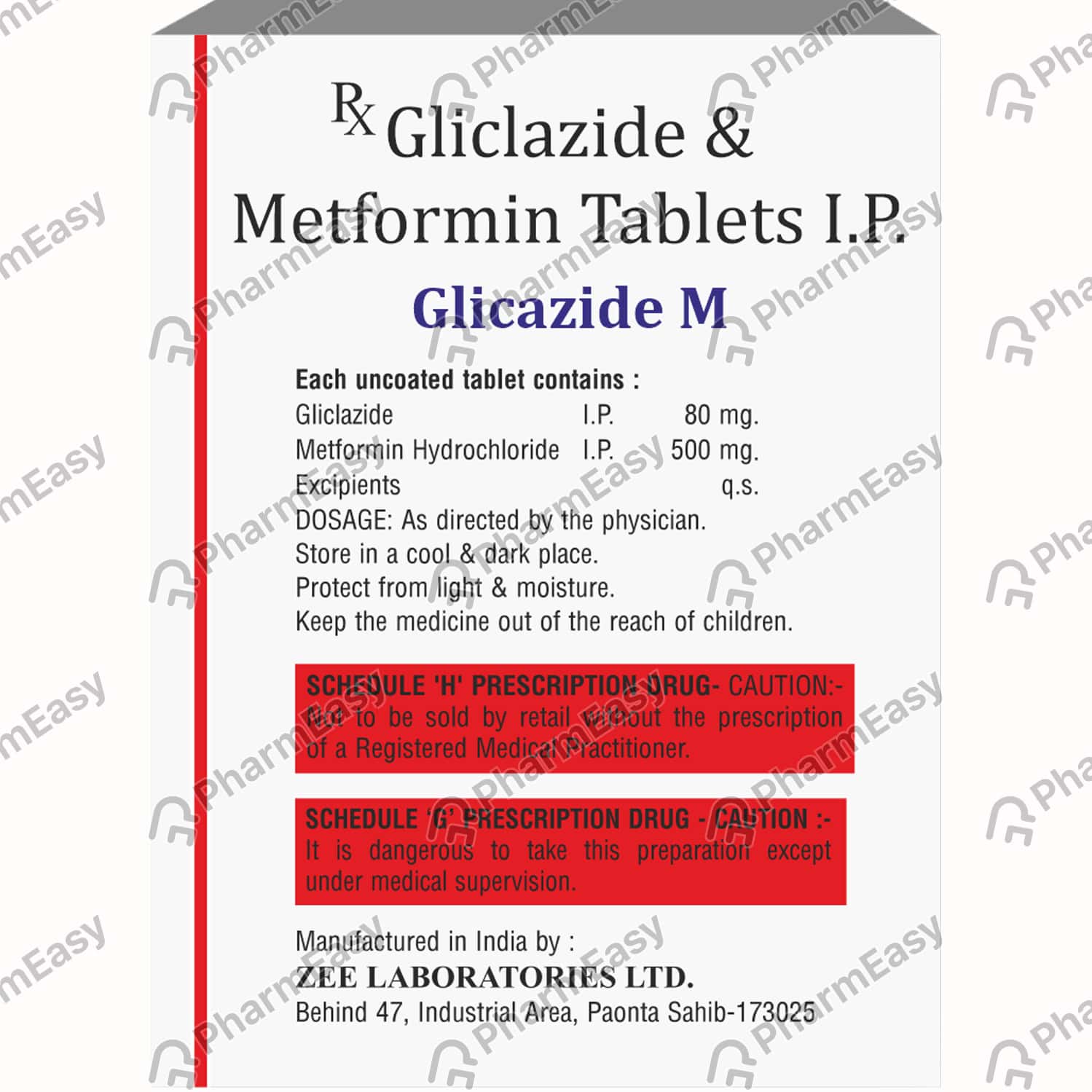 Buy Glicazide M Strip Of 10 Tablets Online at Flat 15% OFF | PharmEasy