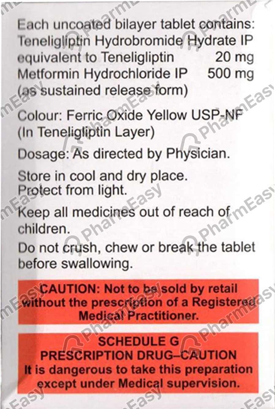 Tenlimac M 500 Strip Of 15 Tablets: Uses, Side Effects, Price & Dosage ...