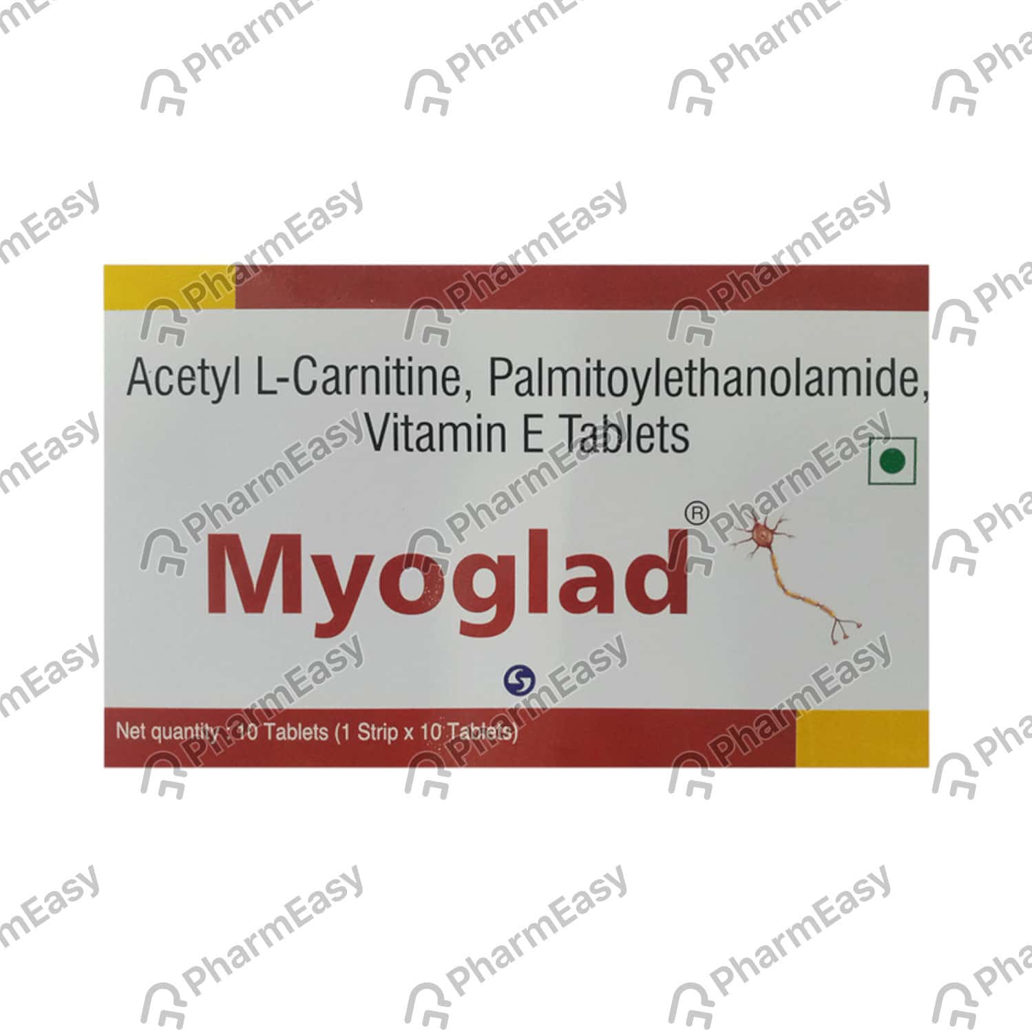 Buy Myoglad Strip Of 10 Tablets Online & Save Up to 24% at PharmEasy