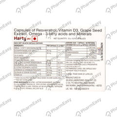 Buy Harty Plus Strip Of 15 Capsules Online at Flat 15% OFF | PharmEasy