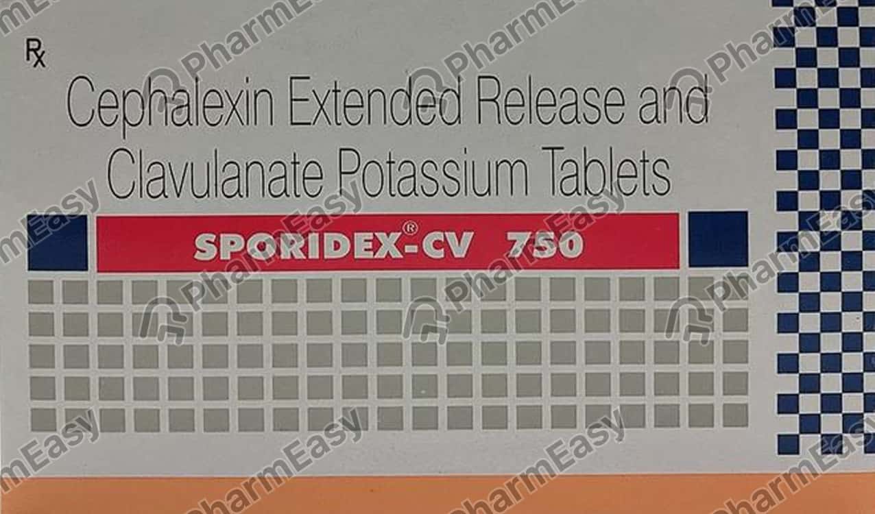 Buy Sporidex Cv 750mg Strip Of 10 Tablets Online & Save Up to 24% at ...