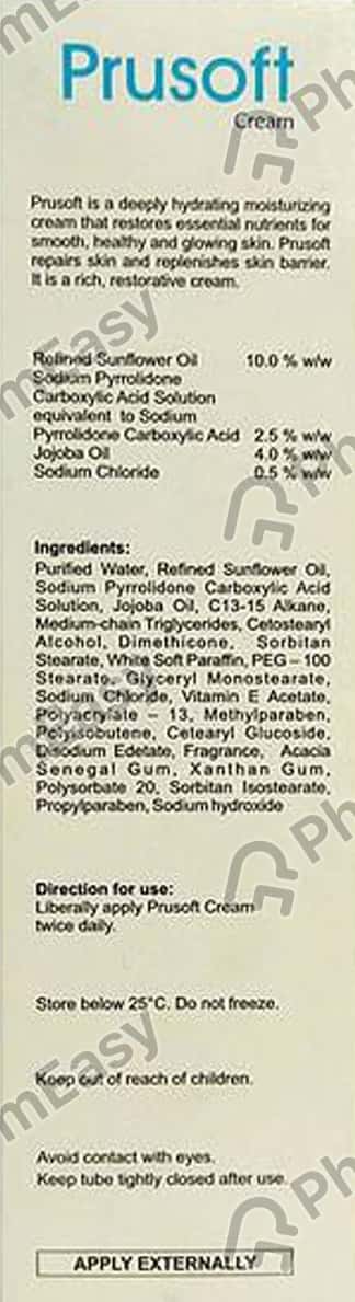 Buy PRUSOFT TUBE OF 100GM CREAM Online & Get Upto 60% OFF at PharmEasy