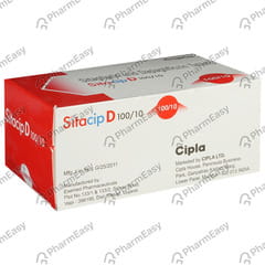 Sitacip D 100/10mg Strip Of 10 Tablets: Uses, Side Effects, Price ...
