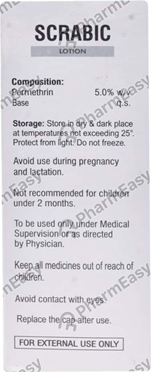 Scarbic 5 %W/V Lotion (50): Uses, Side Effects, Price & Dosage | PharmEasy