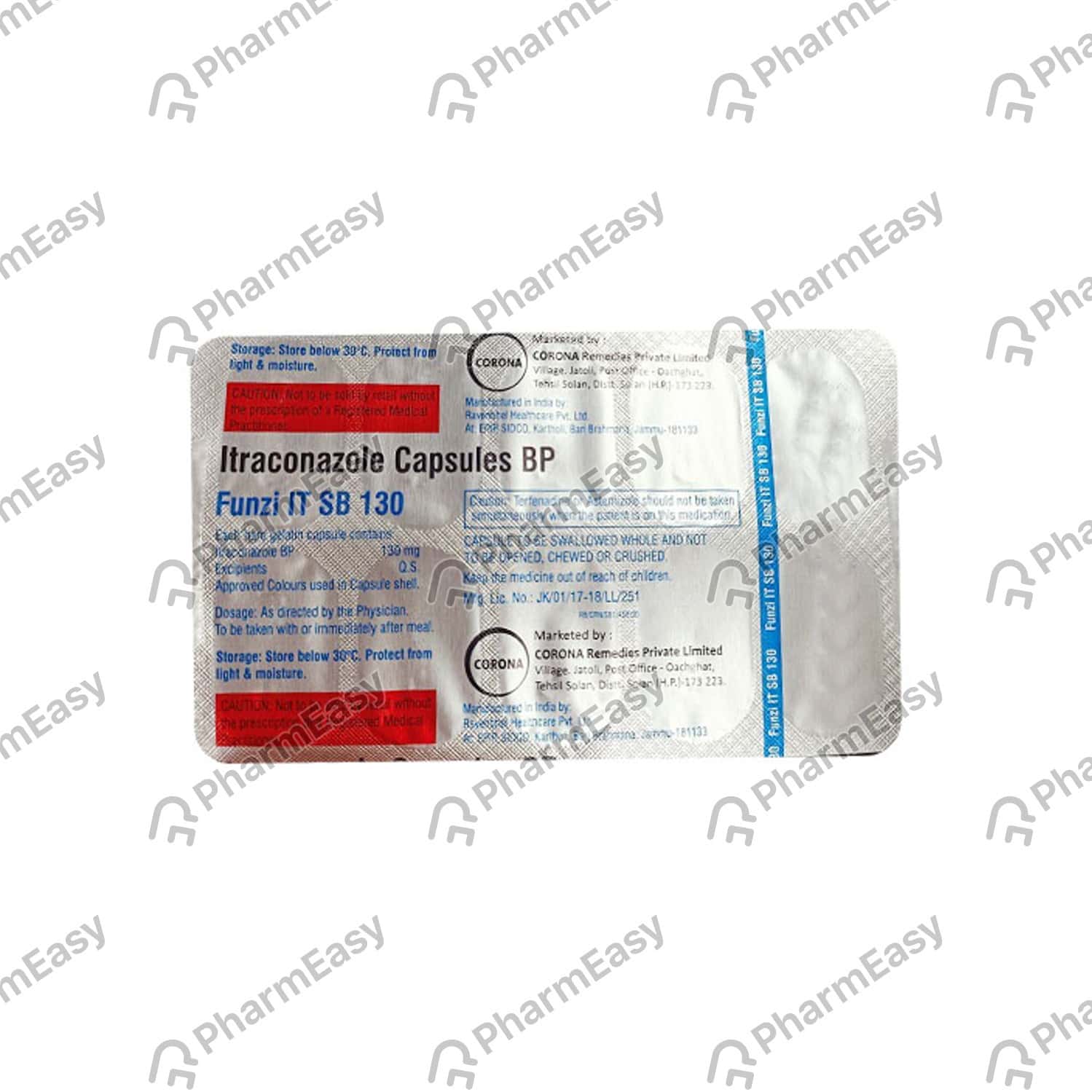 Funzi It 130 MG Capsule (10): Uses, Side Effects, Price & Dosage ...