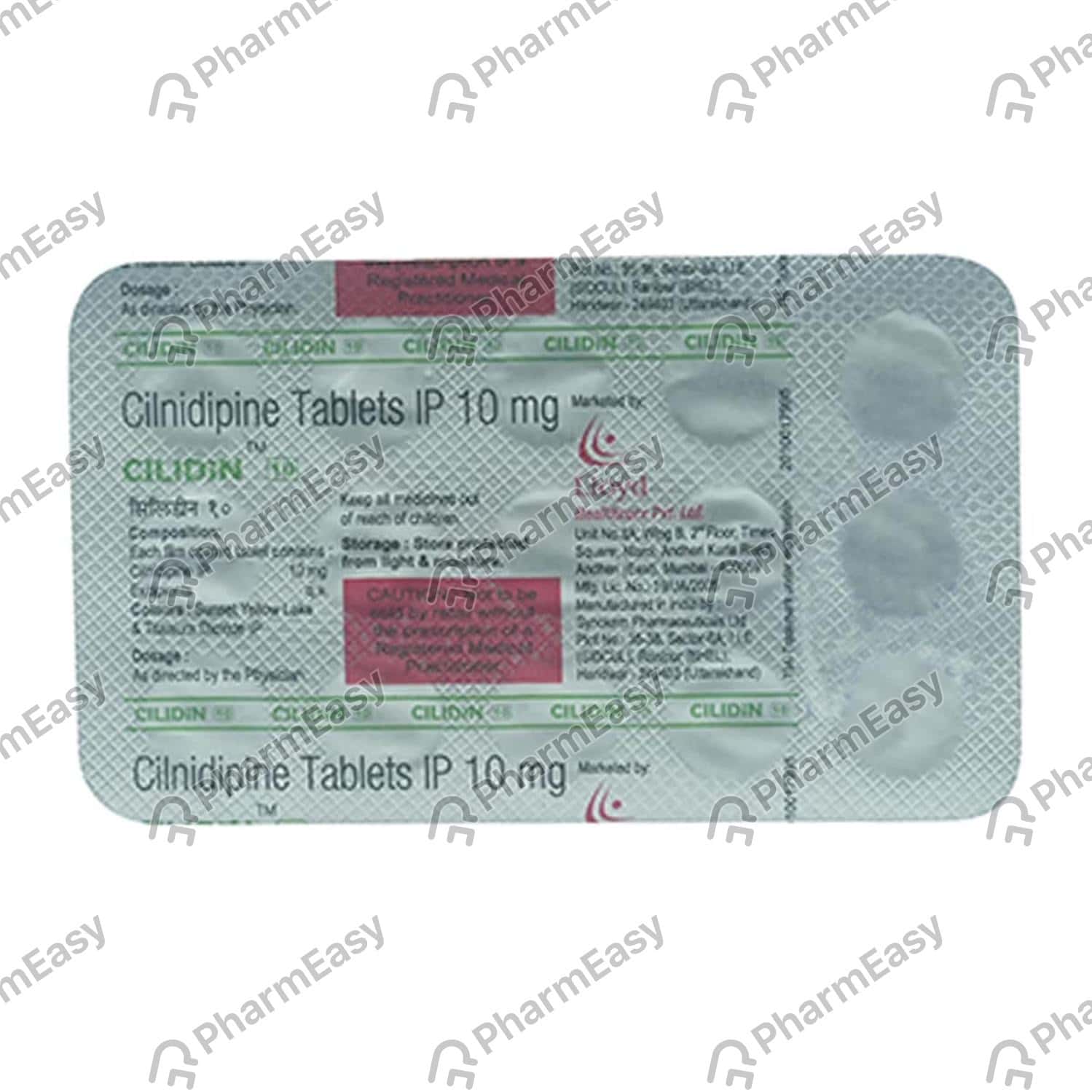 Cilidin 10 MG Tablet (15): Uses, Side Effects, Price & Dosage | PharmEasy