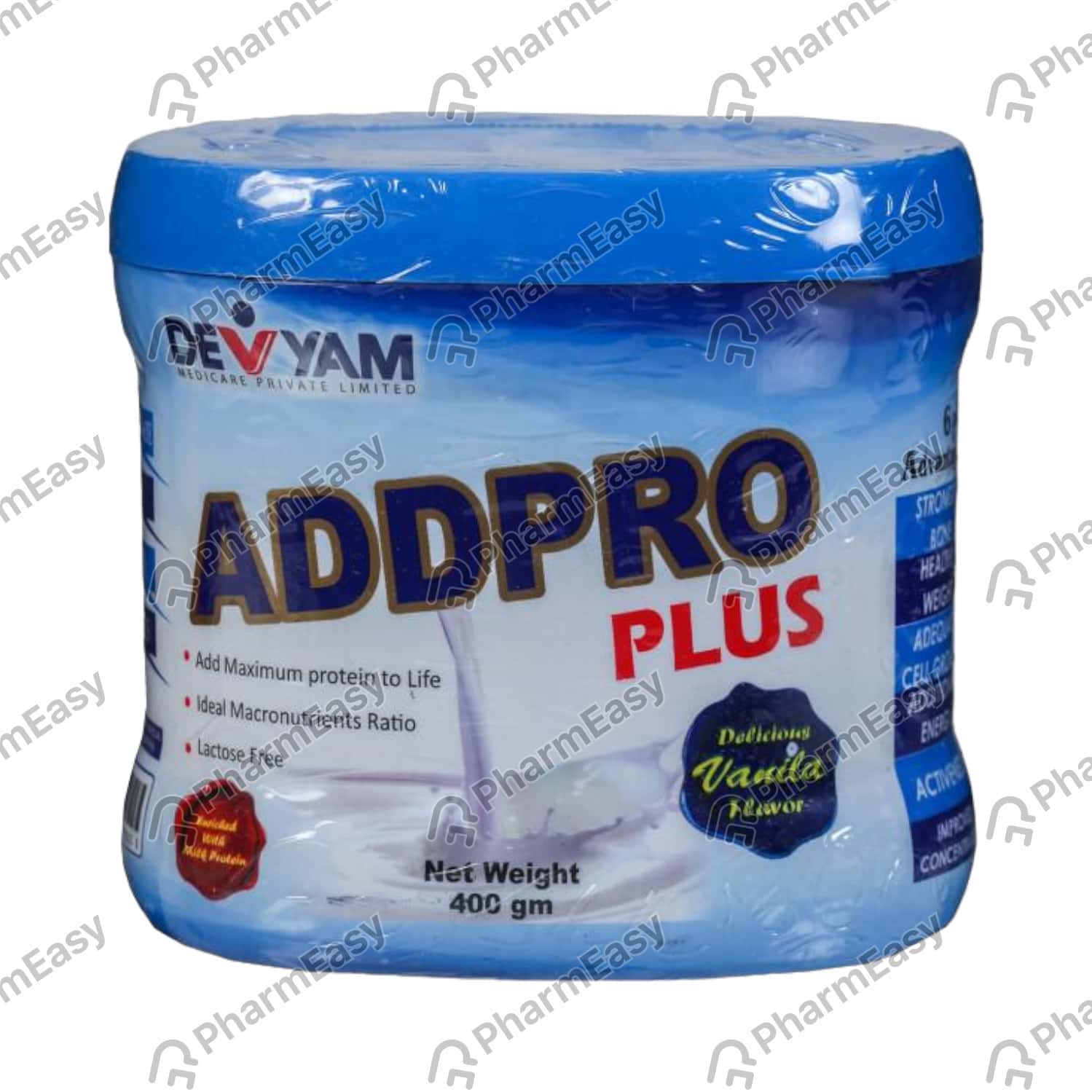 Buy Addpro Plus Delicious Vanilla Flavour Jar Of 400gm Oral Powder ...