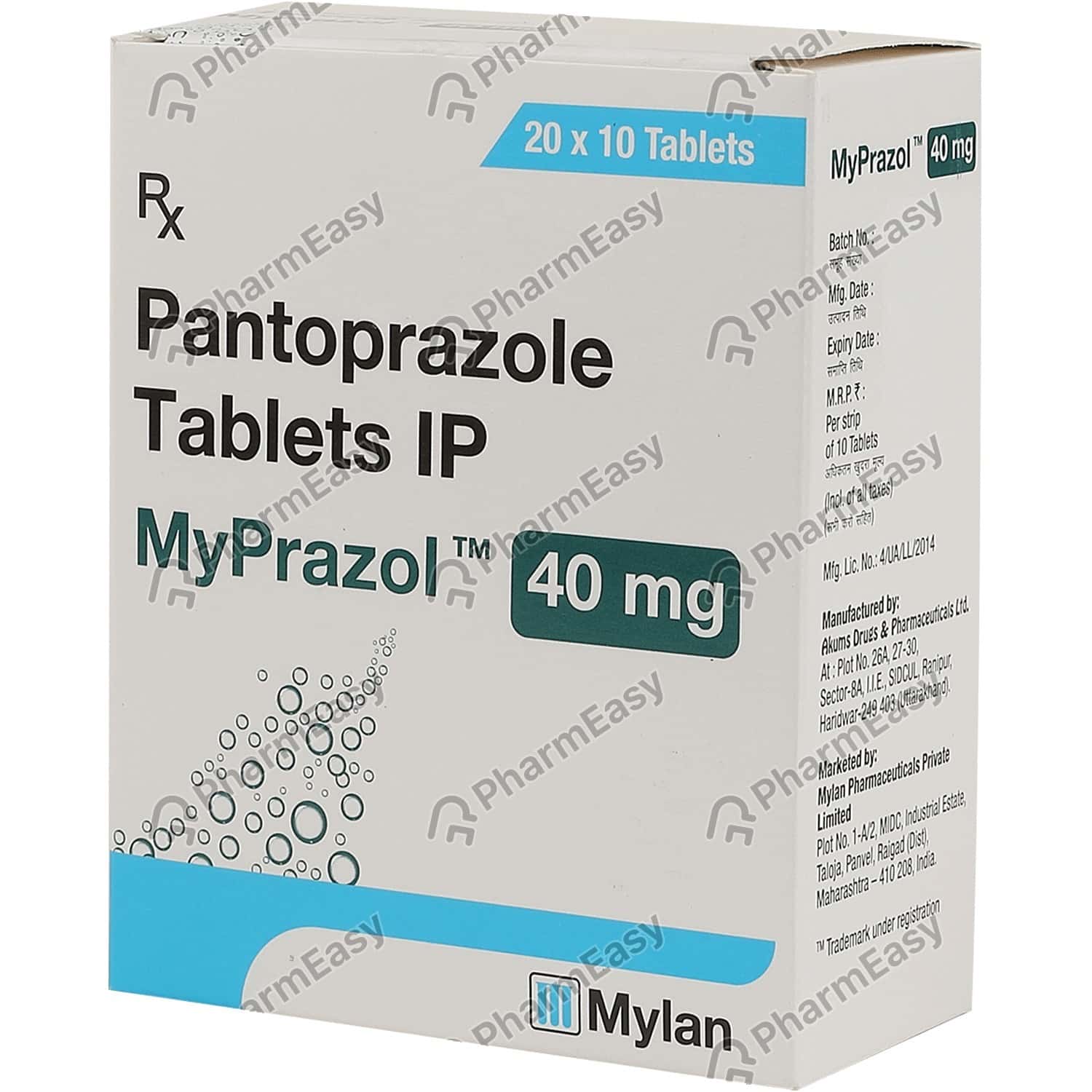 Myprazol 40 MG Tablet (10): Uses, Side Effects, Price & Dosage | PharmEasy