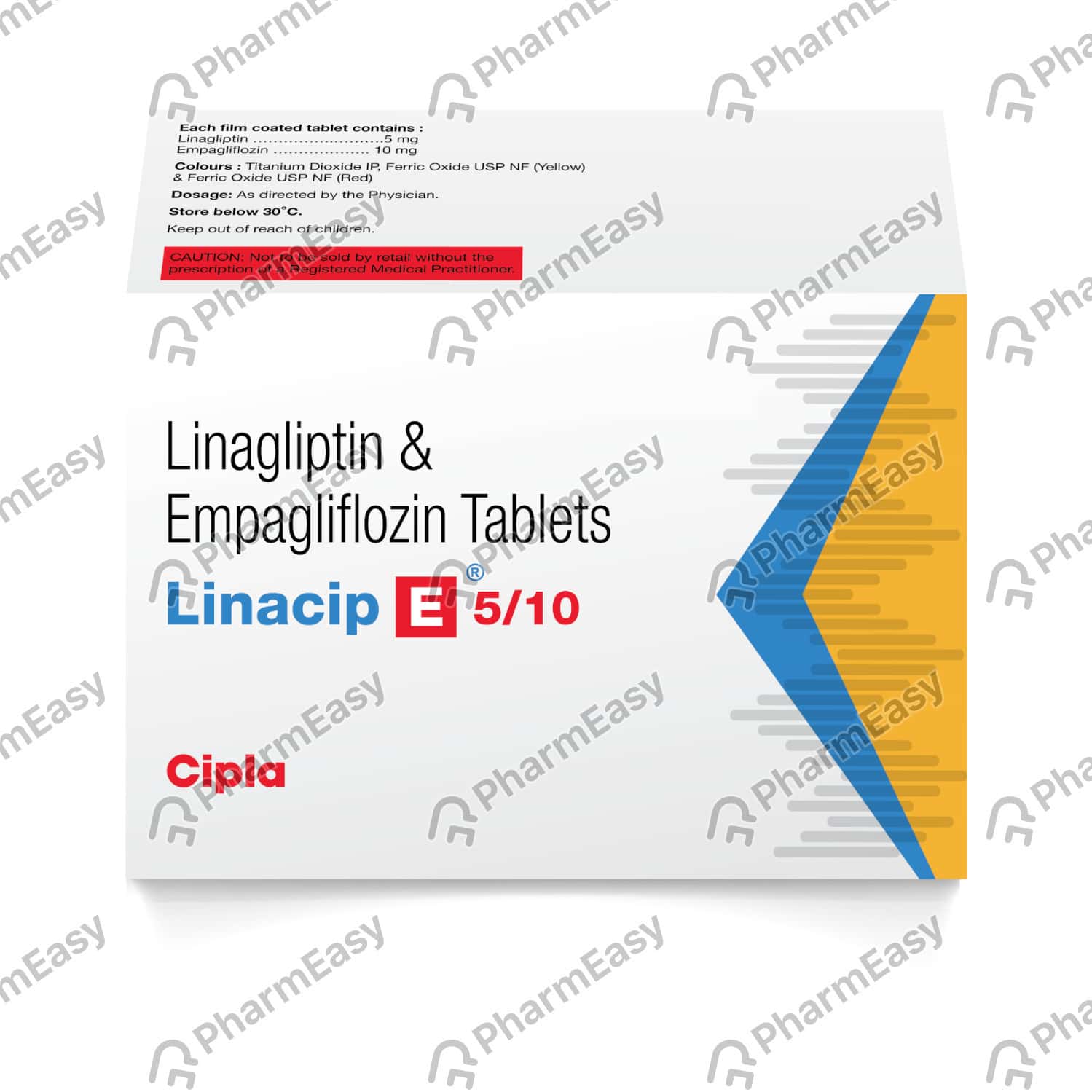 Buy Linacip E 5/10mg Strip Of 10 Tablets Online at Flat 15% OFF | PharmEasy