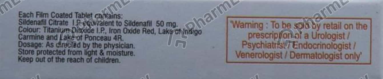 Vigore 50 MG Tablet (4): Uses, Side Effects, Price & Dosage | PharmEasy