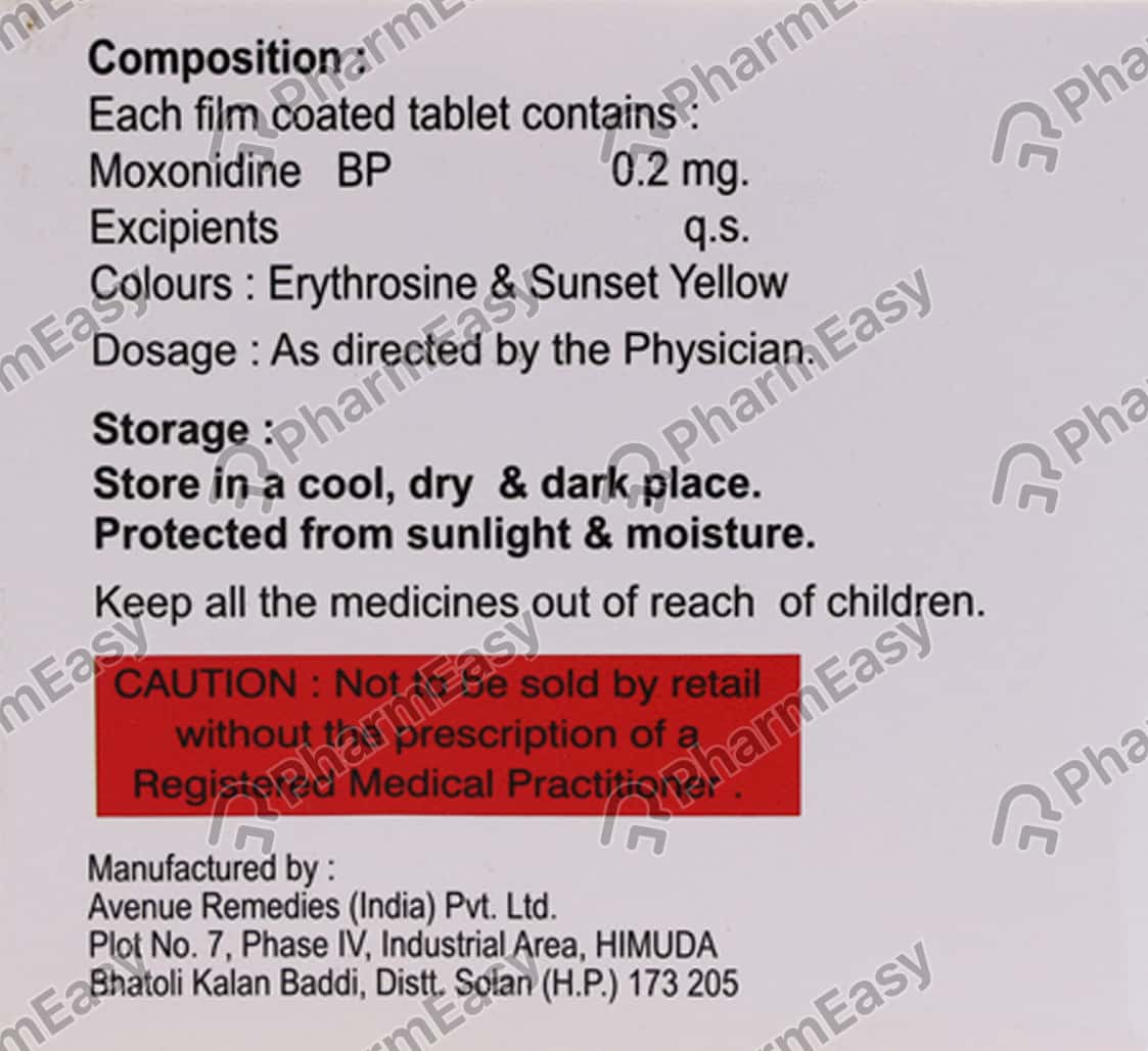 Moxicheck 0.2 MG Tablet (15): Uses, Side Effects, Price & Dosage ...