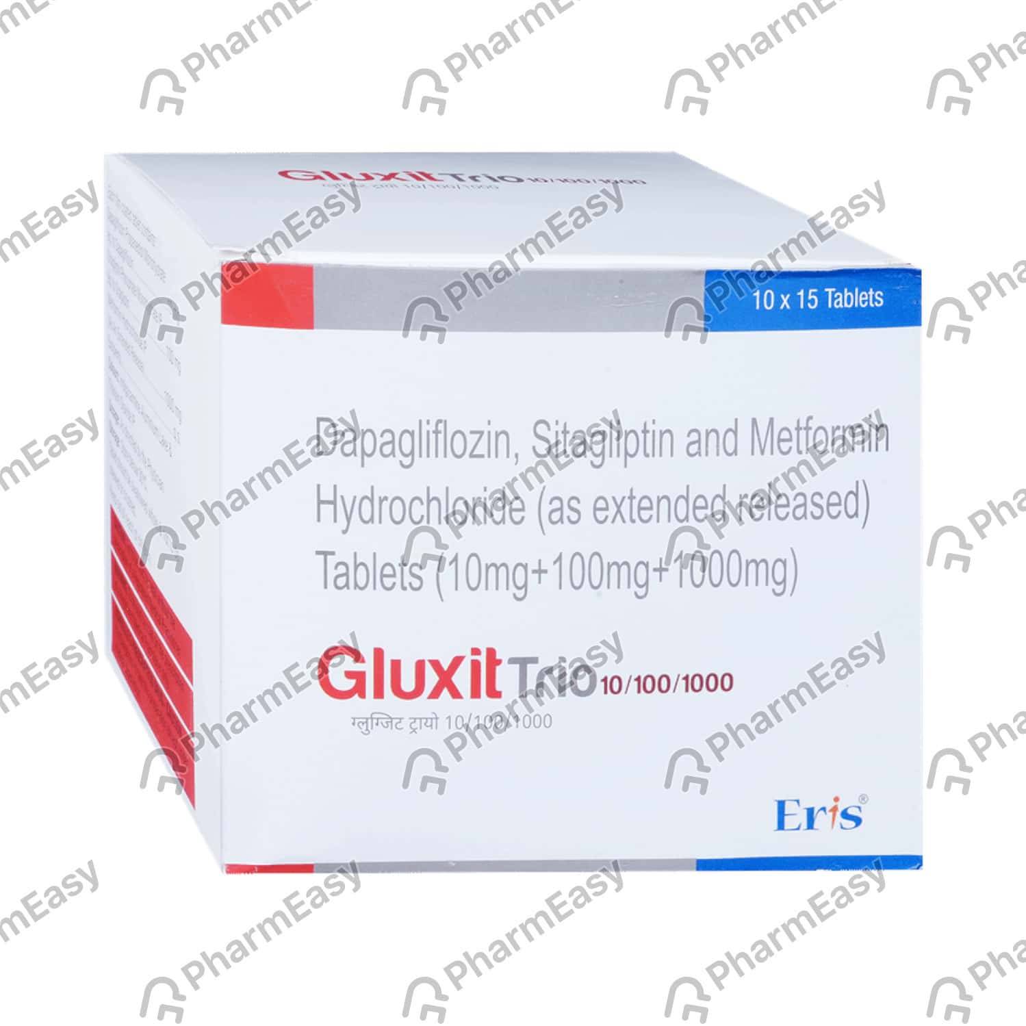 Gluxit Trio 5/50/1000mg Strip Of 15 Tablets: Uses, Side Effects, Price ...