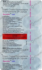 Esomifor Dsr Strip Of 10 Capsules: Uses, Side Effects, Price & Dosage ...