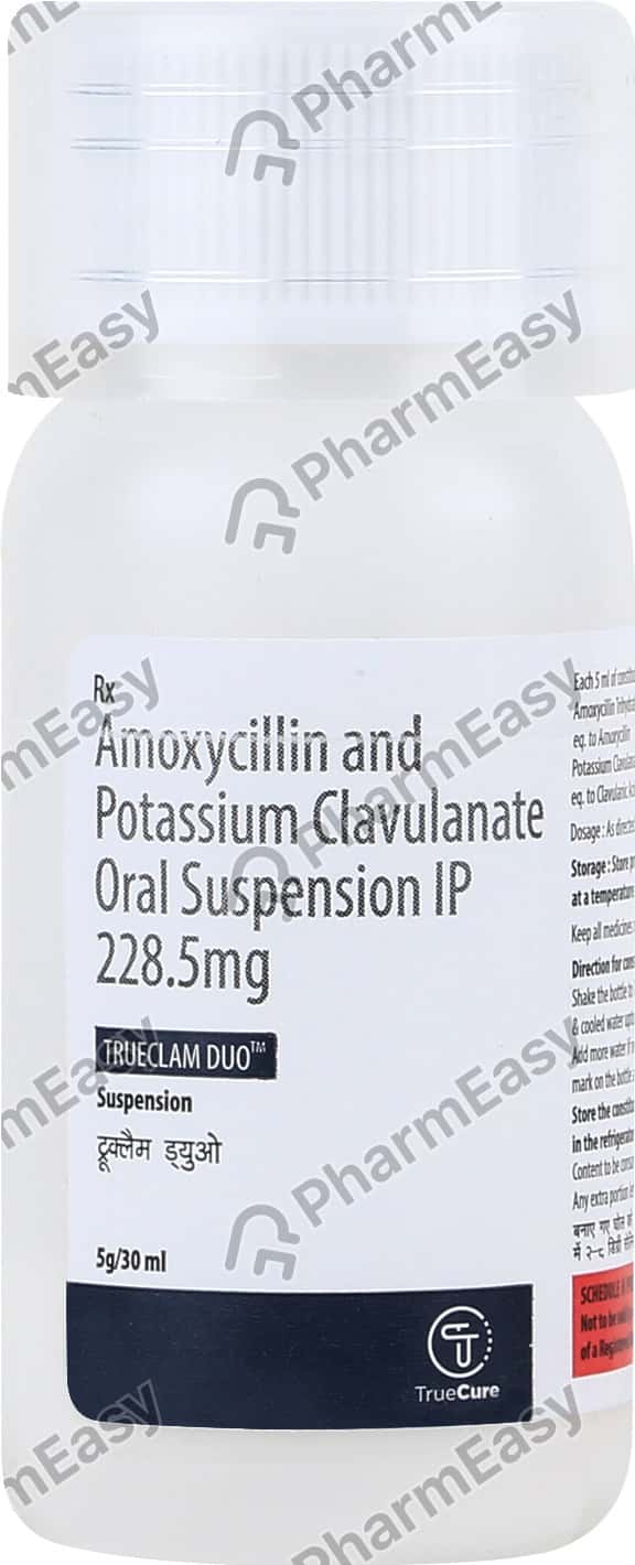 Trueclam Duo Bottle Of 30ml Suspension: Uses, Side Effects, Price ...