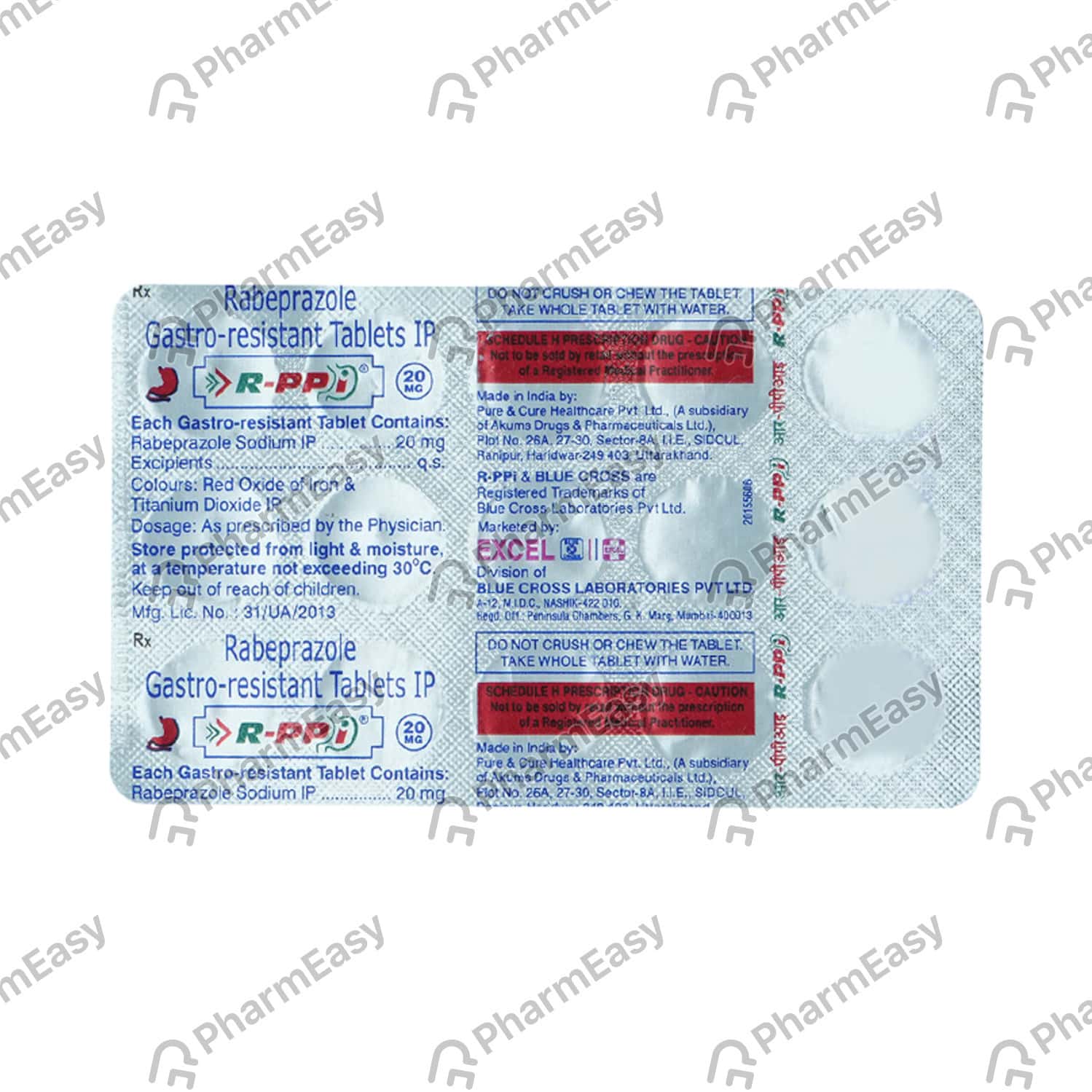 R Ppi 20 MG Tablet (15): Uses, Side Effects, Price & Dosage | PharmEasy