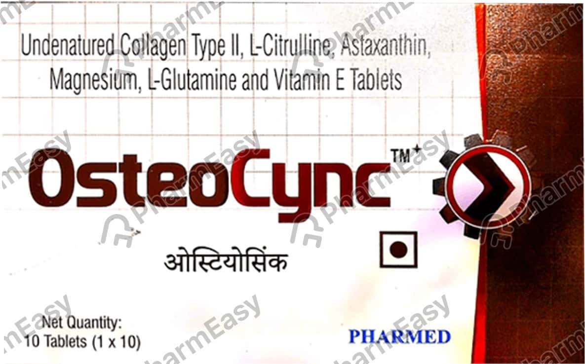 Buy Osteocync Strip Of 10 Tablets Online at Flat 15% OFF | PharmEasy