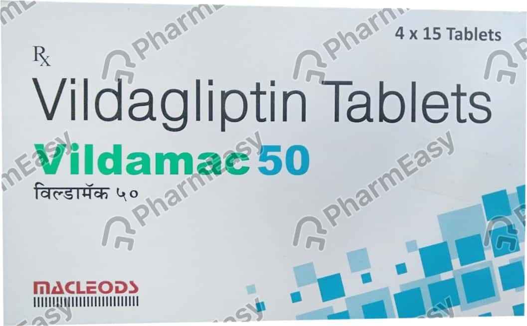 Vildasmart 50 MG Tablet (15): Uses, Side Effects, Price, Dosage ...