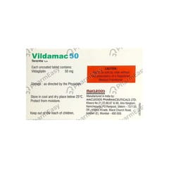 Buy Vildamac 50 MG Tablet (15) Online at Flat 18% OFF* | PharmEasy