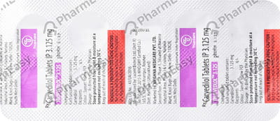 Truevedlol 3.125 MG Tablet (10): Uses, Side Effects, Price & Dosage ...