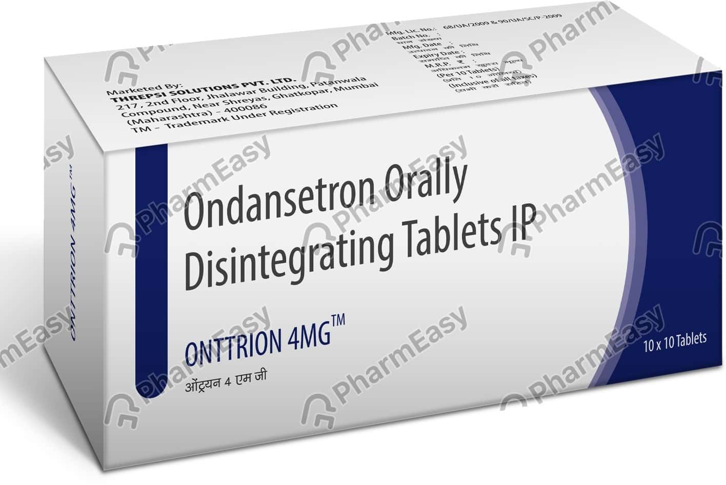 Buy Ondoc Md 4 MG Tablet (10) Online at Flat 15% OFF | PharmEasy