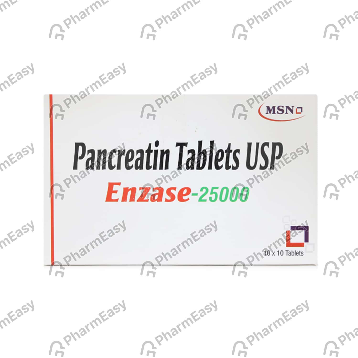 Enzase 25000 Strip Of 10 Capsules: Uses, Side Effects, Price & Dosage ...