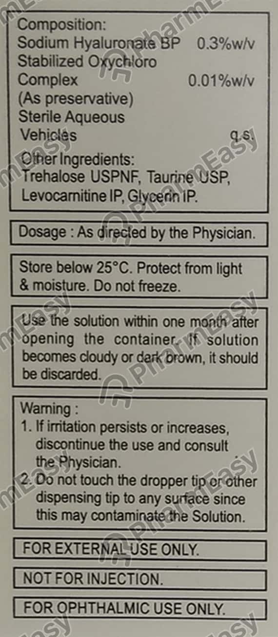Maxmoist Ultra 0.3 % Eye Drop (10): Uses, Side Effects, Price & Dosage ...