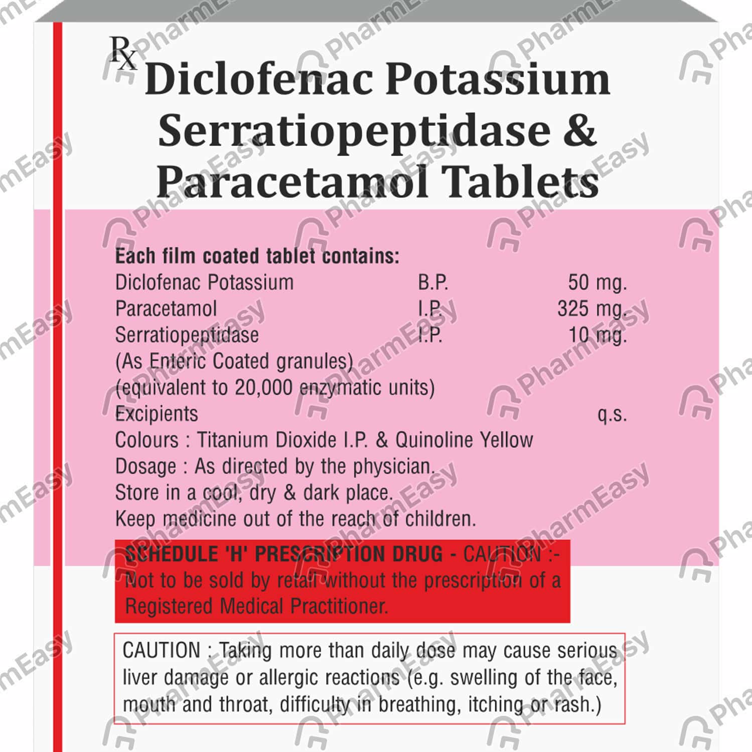 Buy Dicamol Sr Plus Strip Of 10 Tablets Online at Flat 15% OFF | PharmEasy