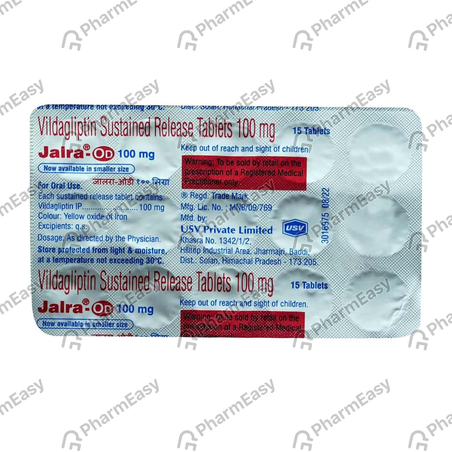 Jalra-OD 100mg Tablet: Uses, Side-effects, Price, Dosage & More Info - PharmEasy