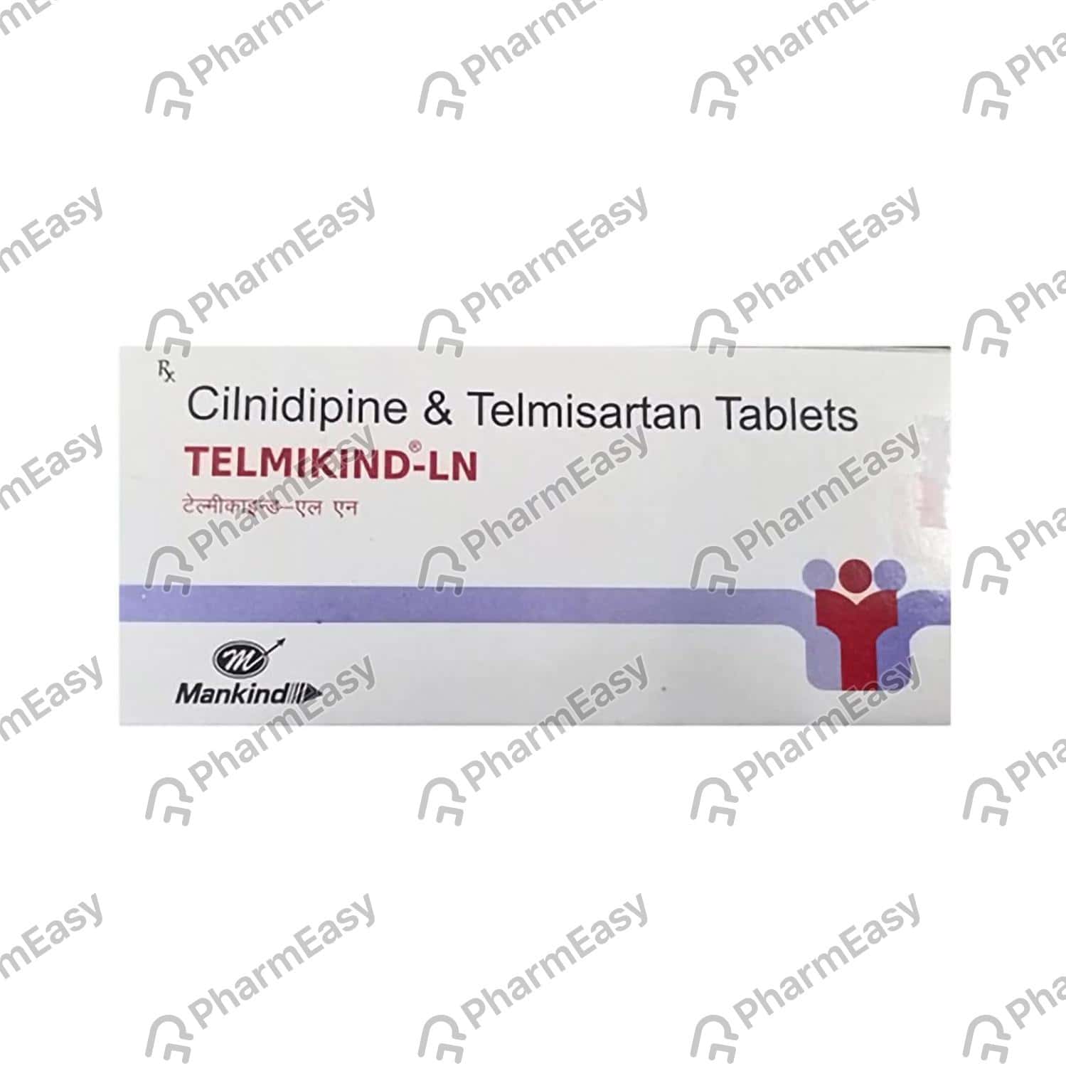 Telmikind Ln 40/10mg Strip Of 10 Tablets: Uses, Side Effects, Price ...